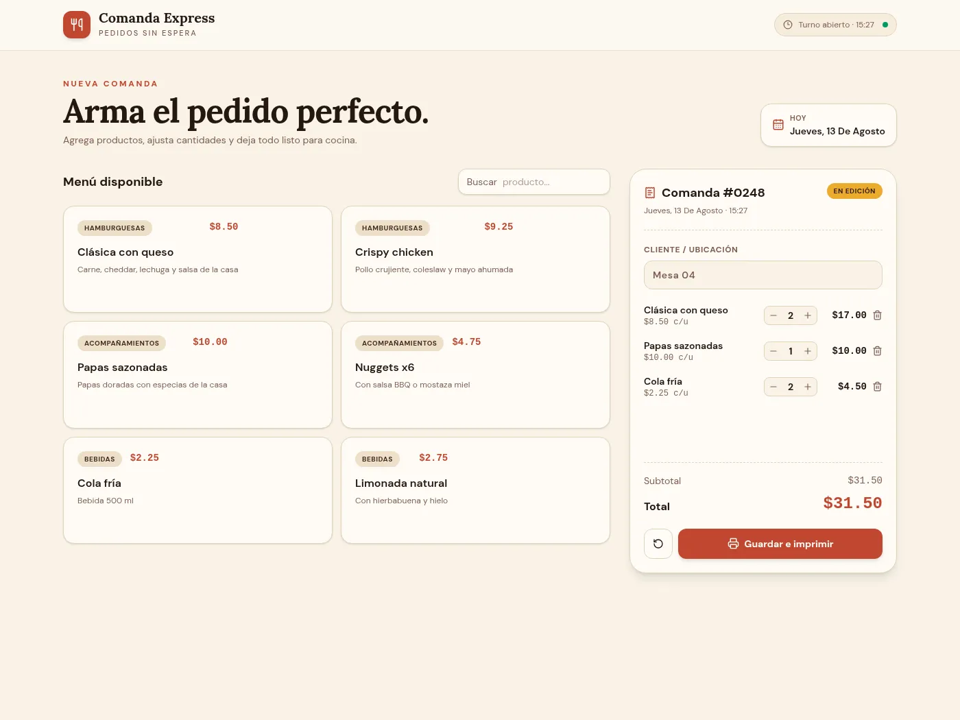 Comanda Express