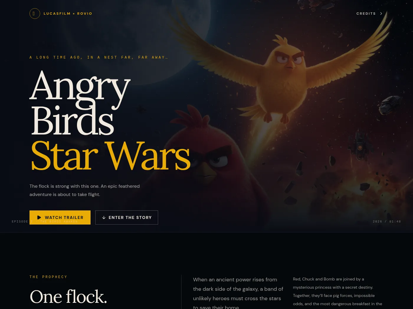 Angry Birds Star Wars Trailer