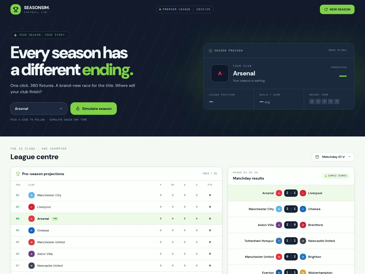 SeasonSim Football
