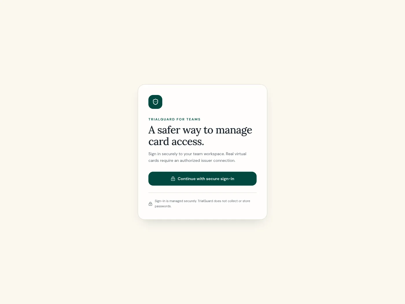 TrialGuard Cards