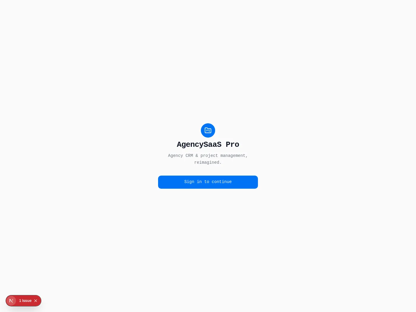 AgencySaaS Pro CRM