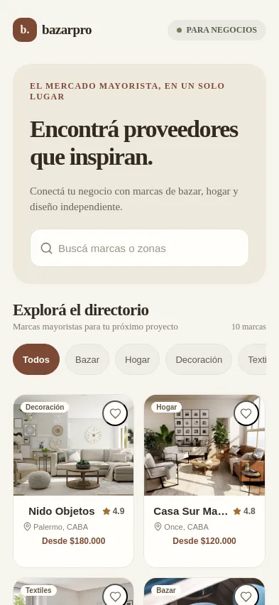 BazarPro Finder