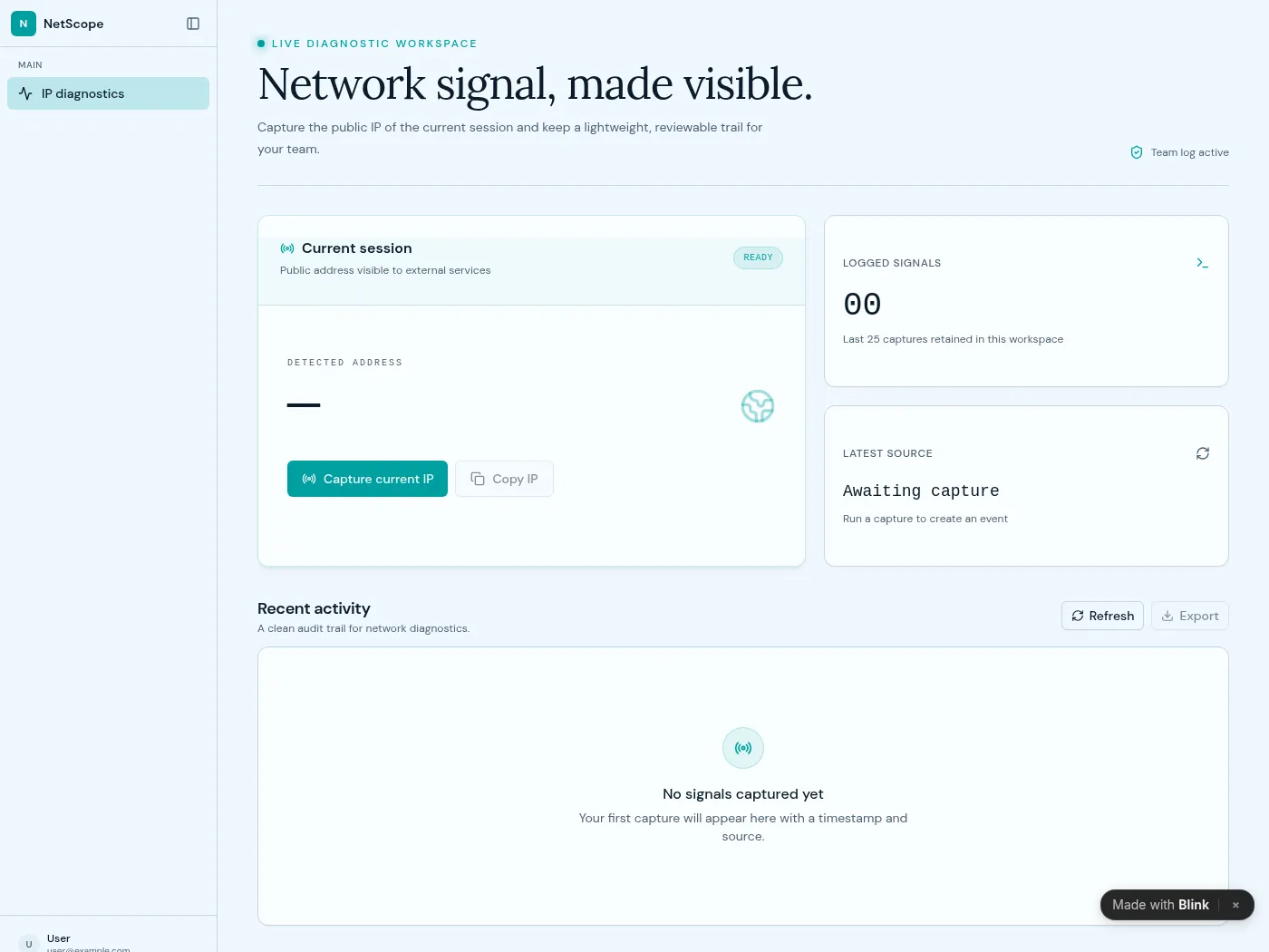 NetScope IP Logger