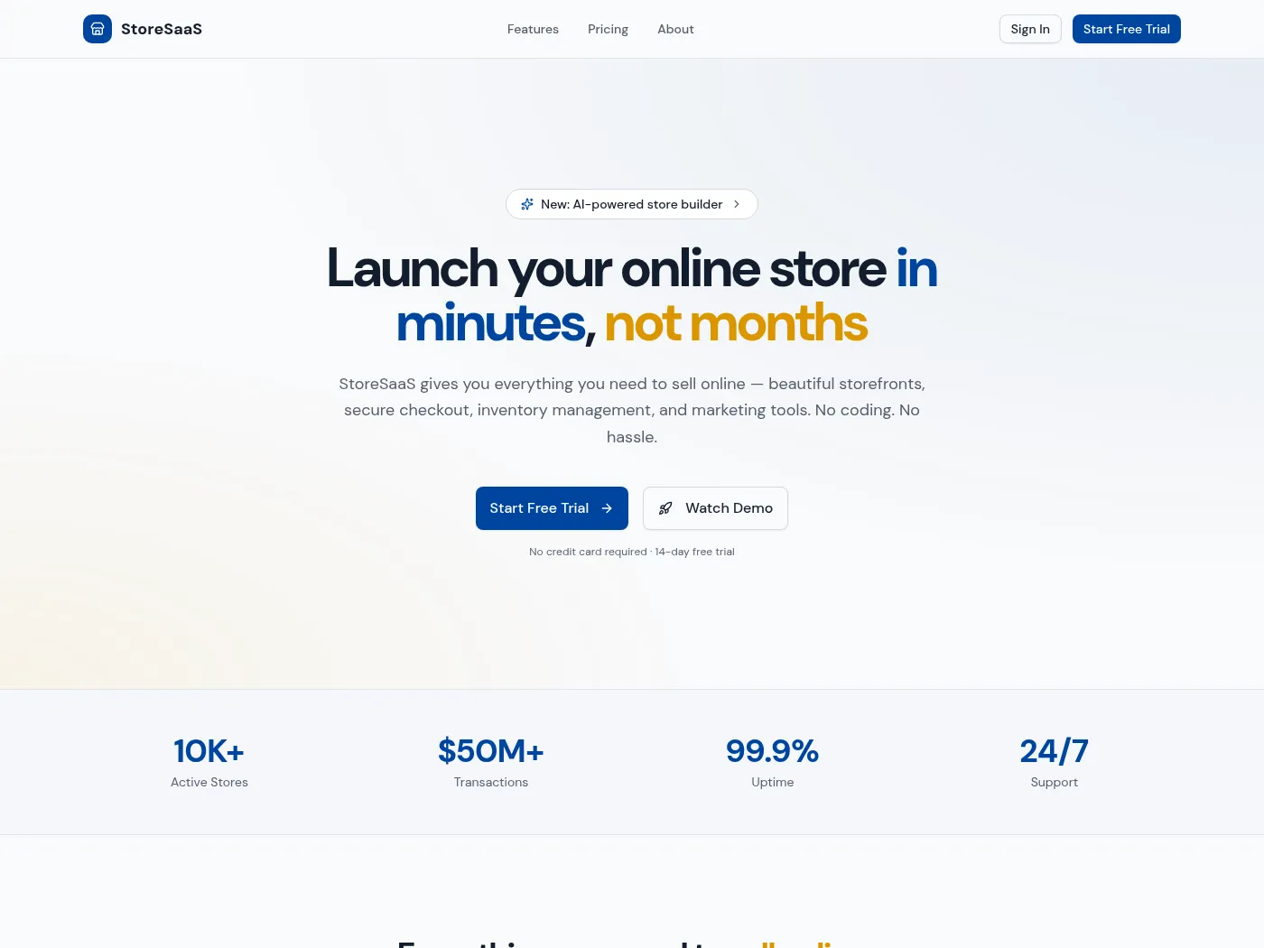 StoreSaaS Platform