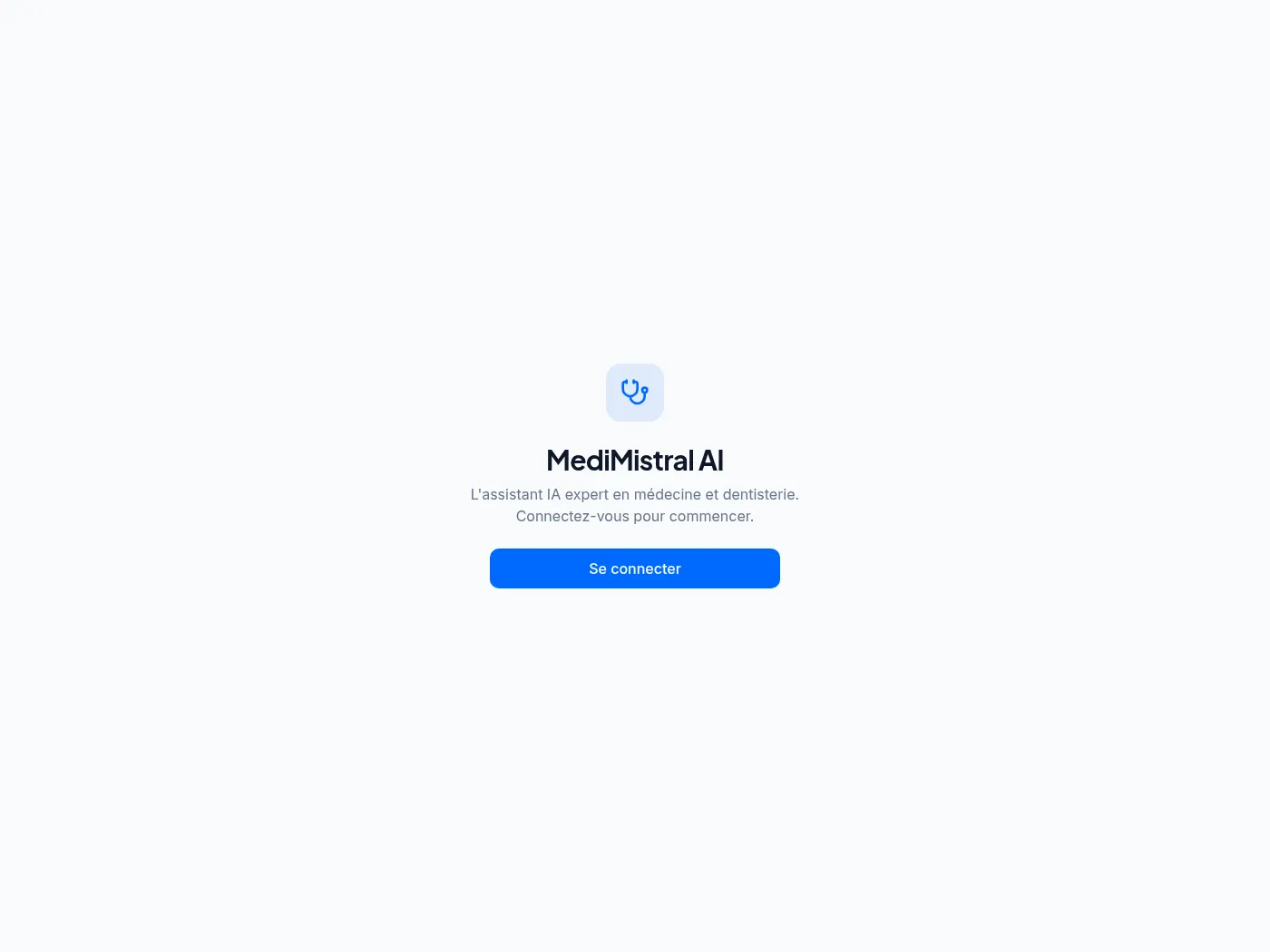 MediMistral AI Assistant