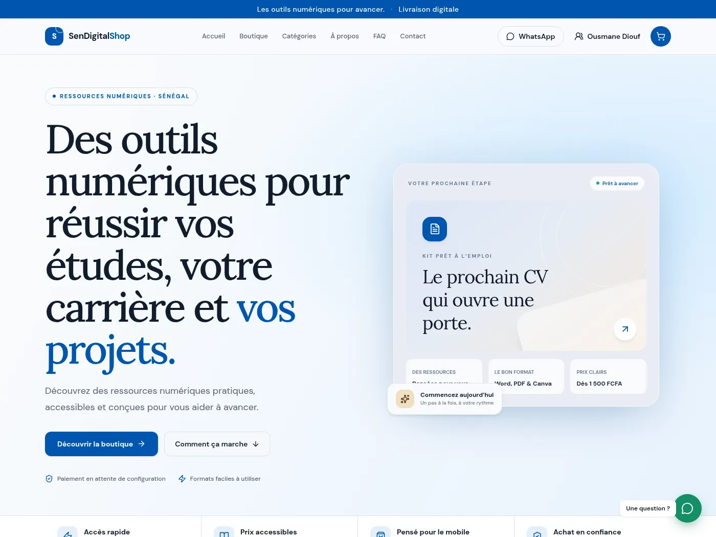 SenDigitalShop E-Commerce