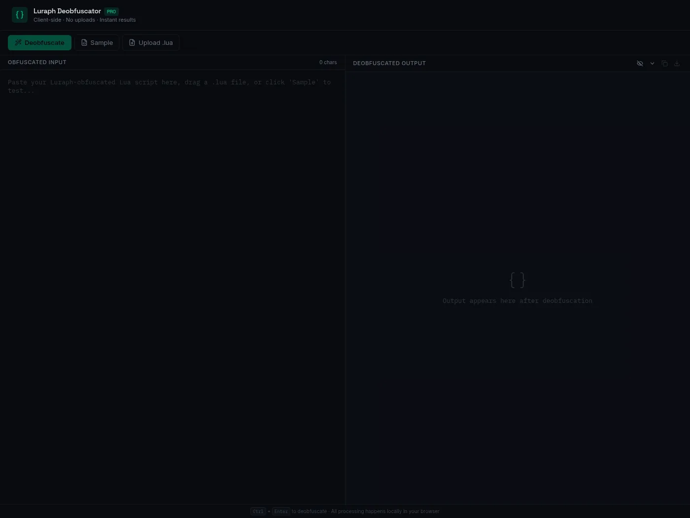 Luraph Deobfuscator Pro
