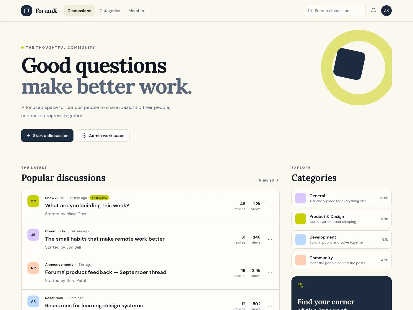 ForumX Website