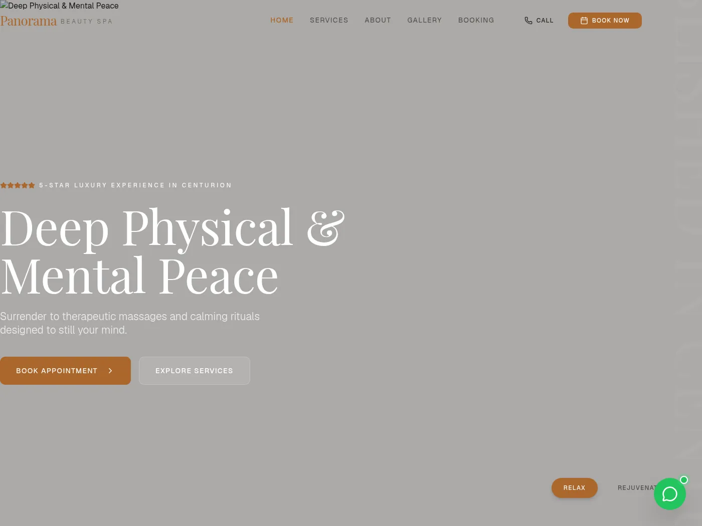 Panorama Beauty Spa Site