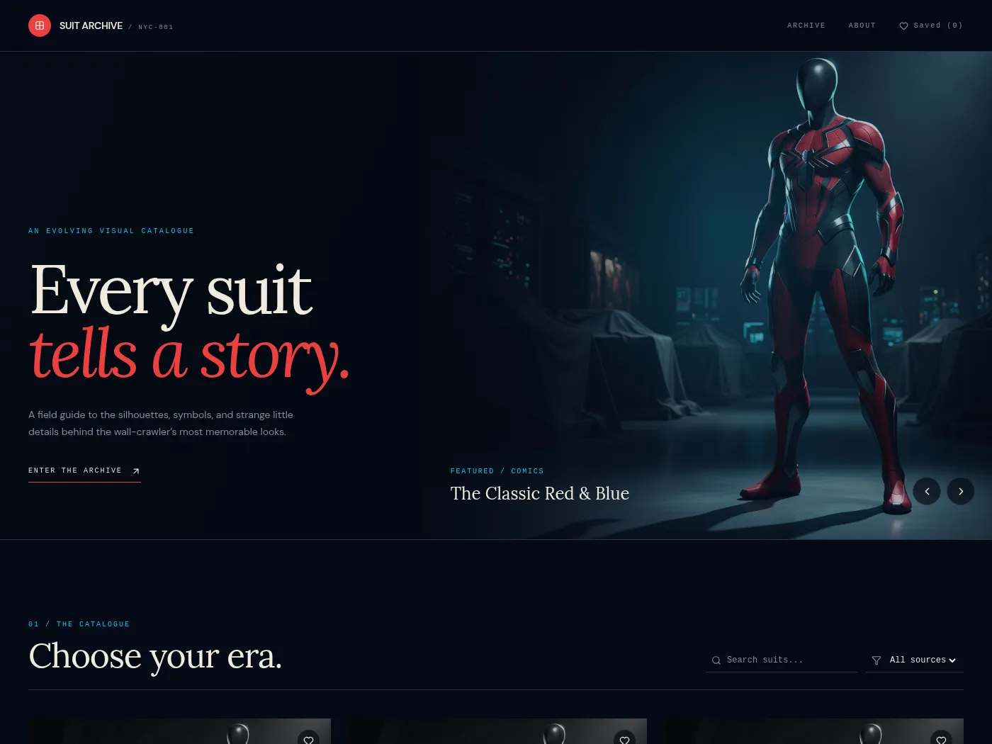 Spidey Suit Explorer