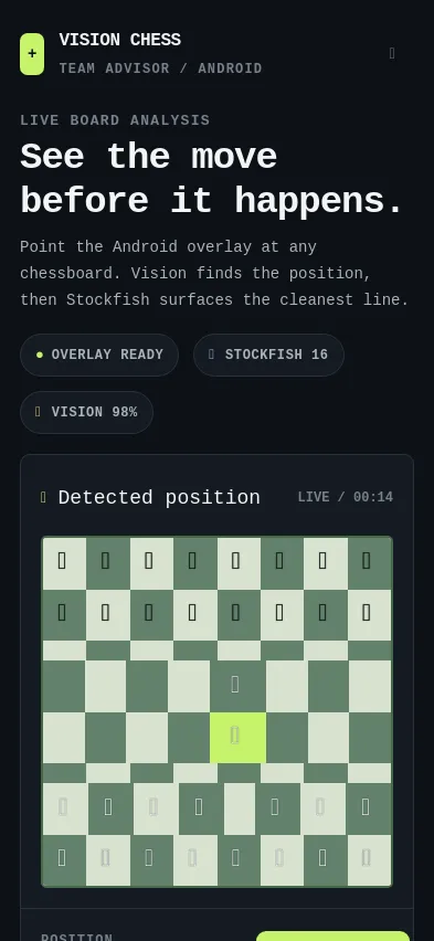 Vision Chess Advisor