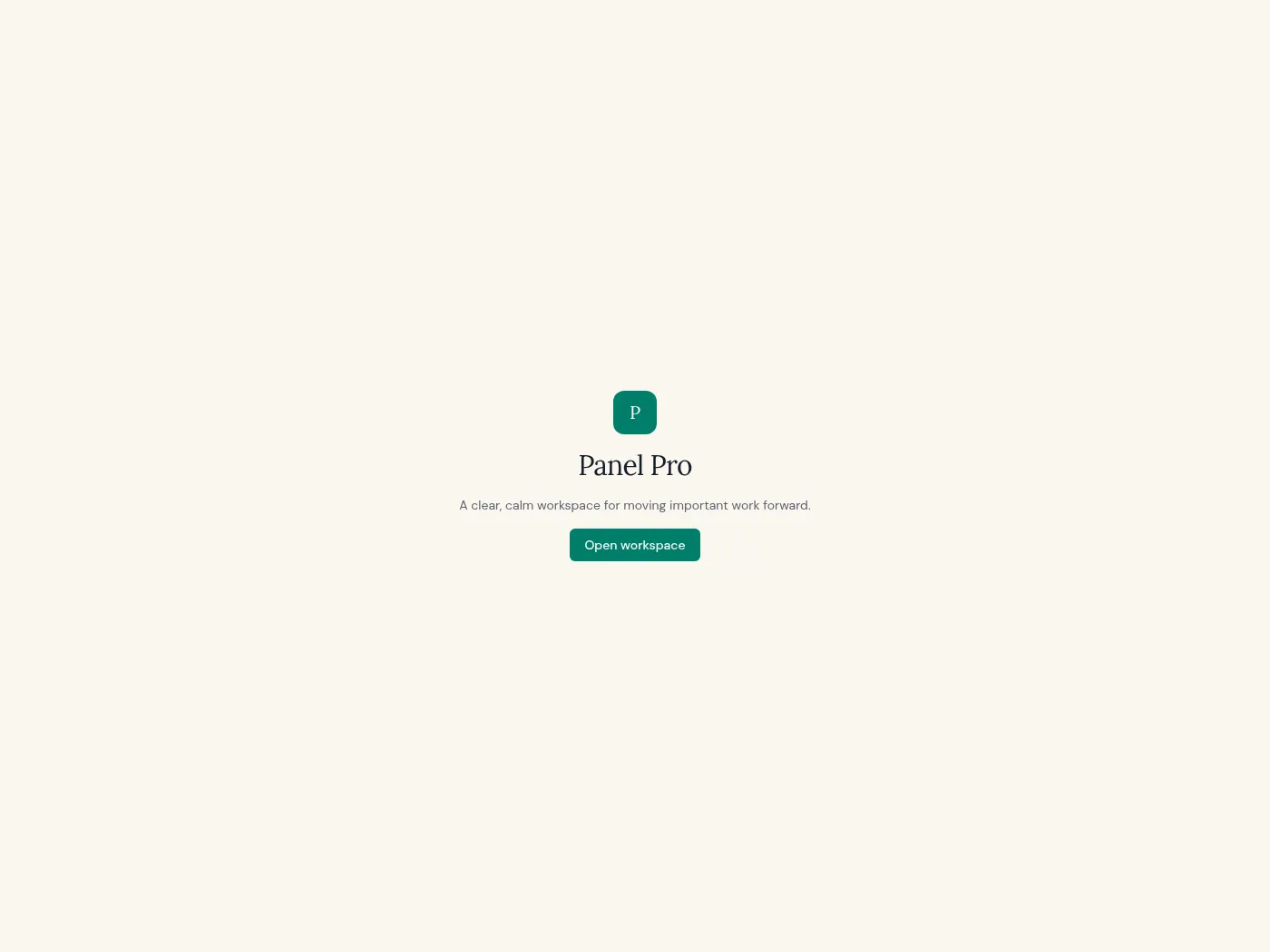 Panel Pro