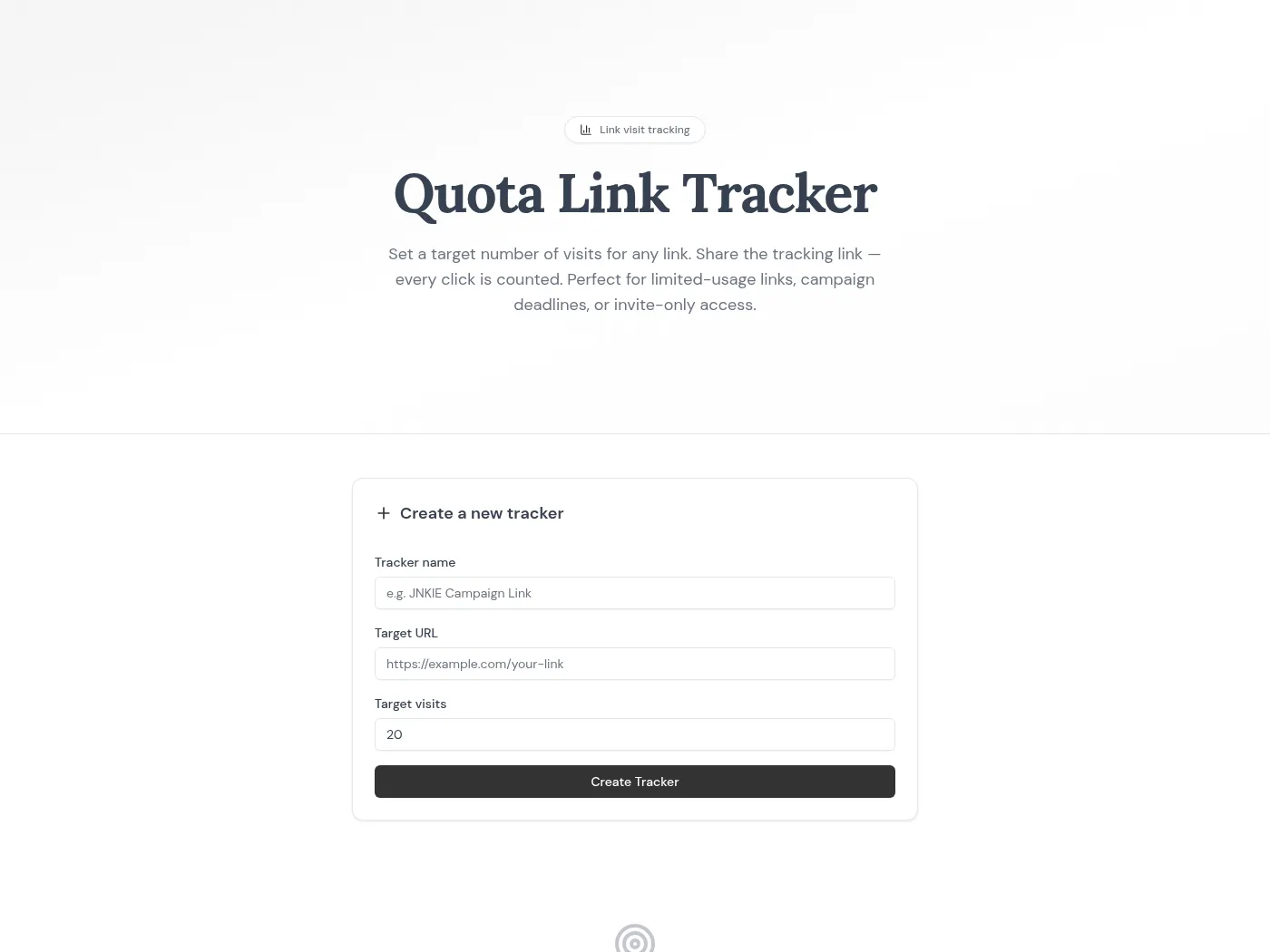 Quota Link Tracker
