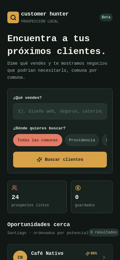 Customer Hunter