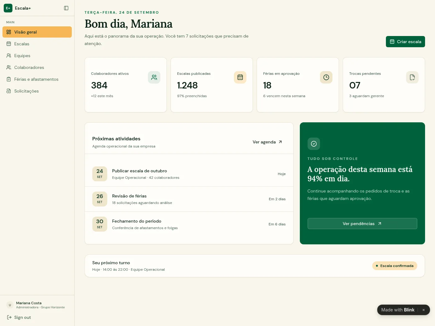 Escala+ SaaS Platform