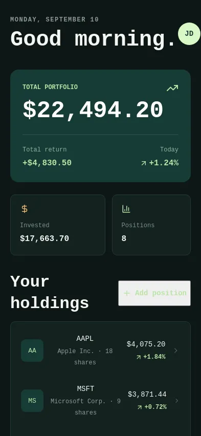 StockWise Ledger