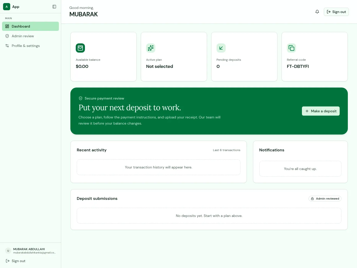 FinTrust Platform