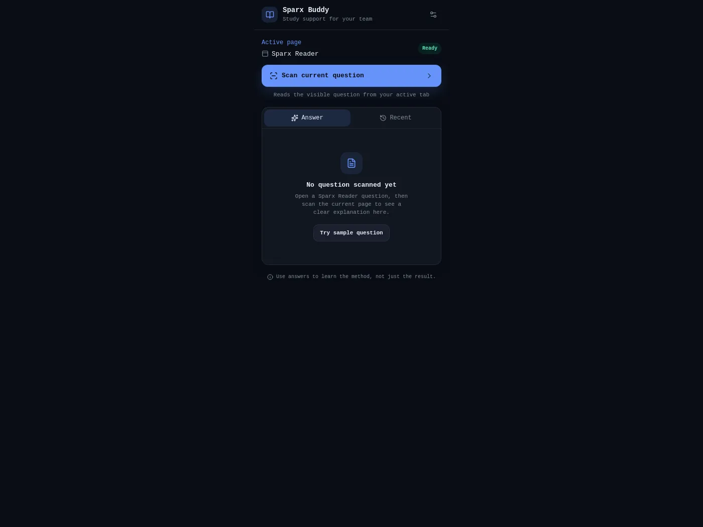 Sparx AI Study Buddy