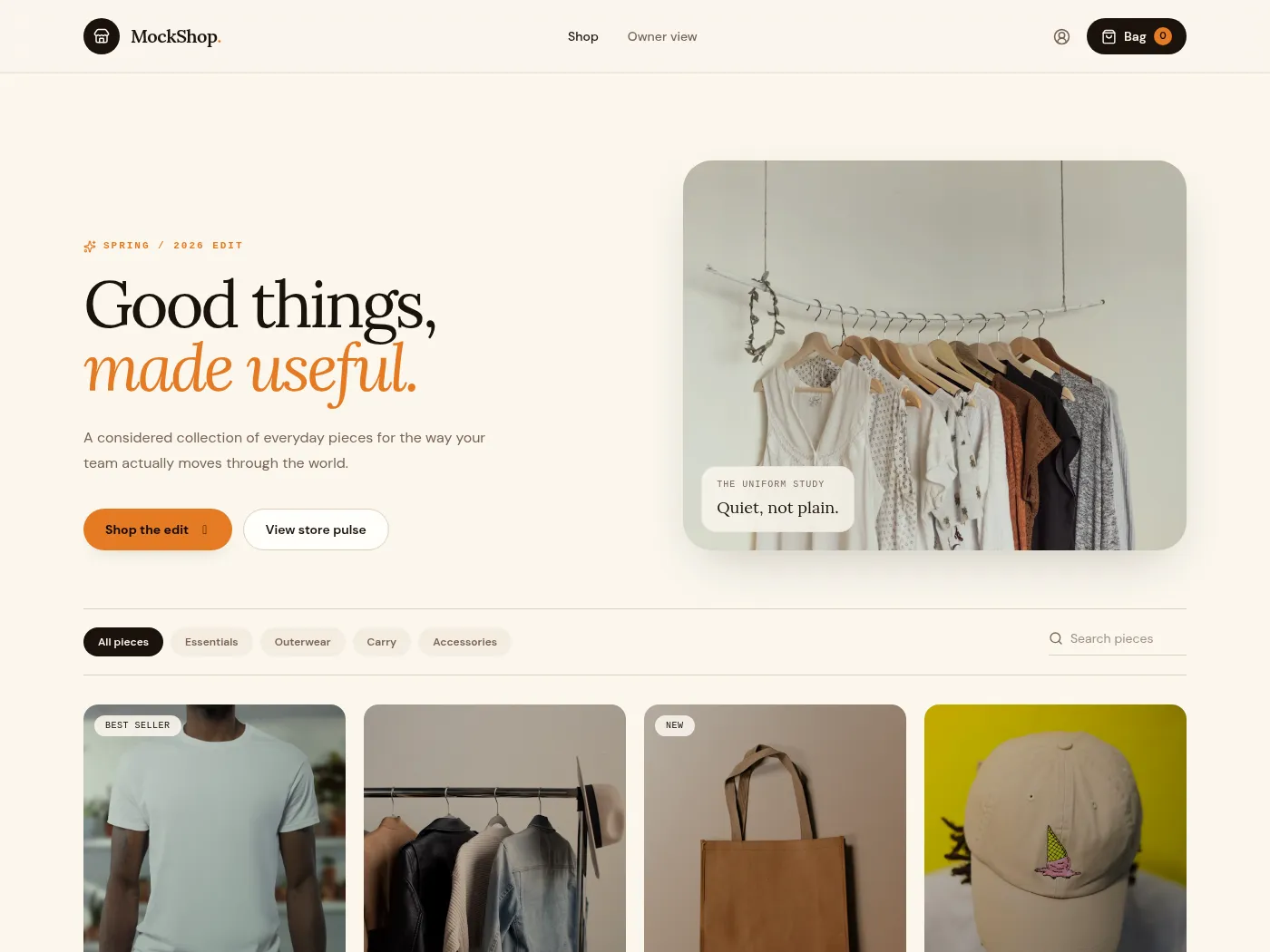 MockShop Simulator