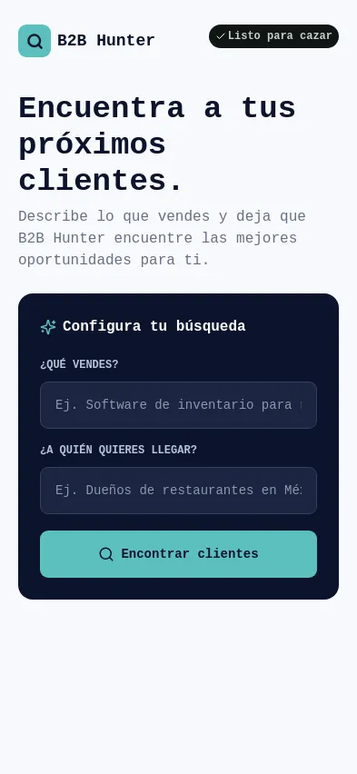 B2B Hunter App