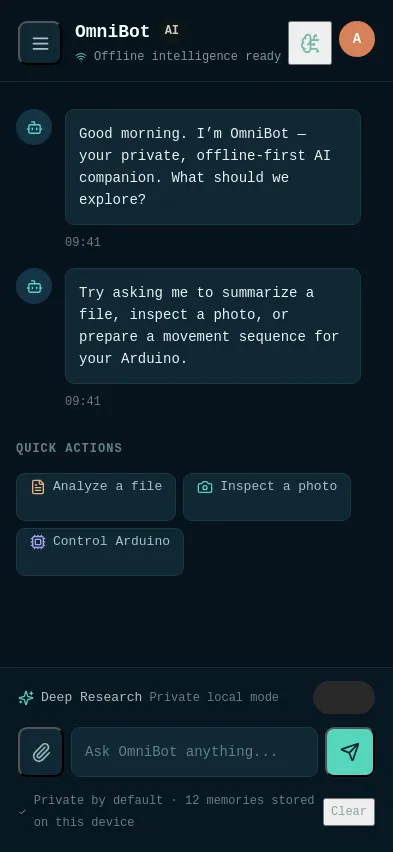 OmniBot AI Assistant
