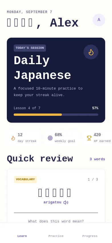 Nihongo Learner