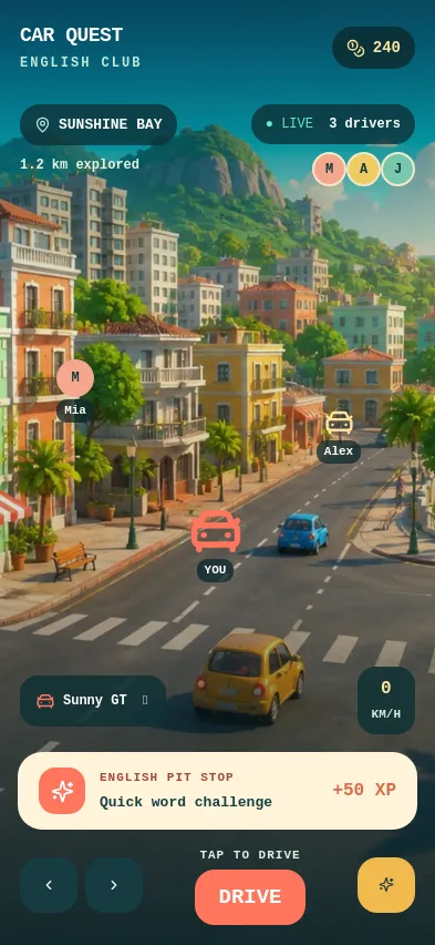 Car Quest English