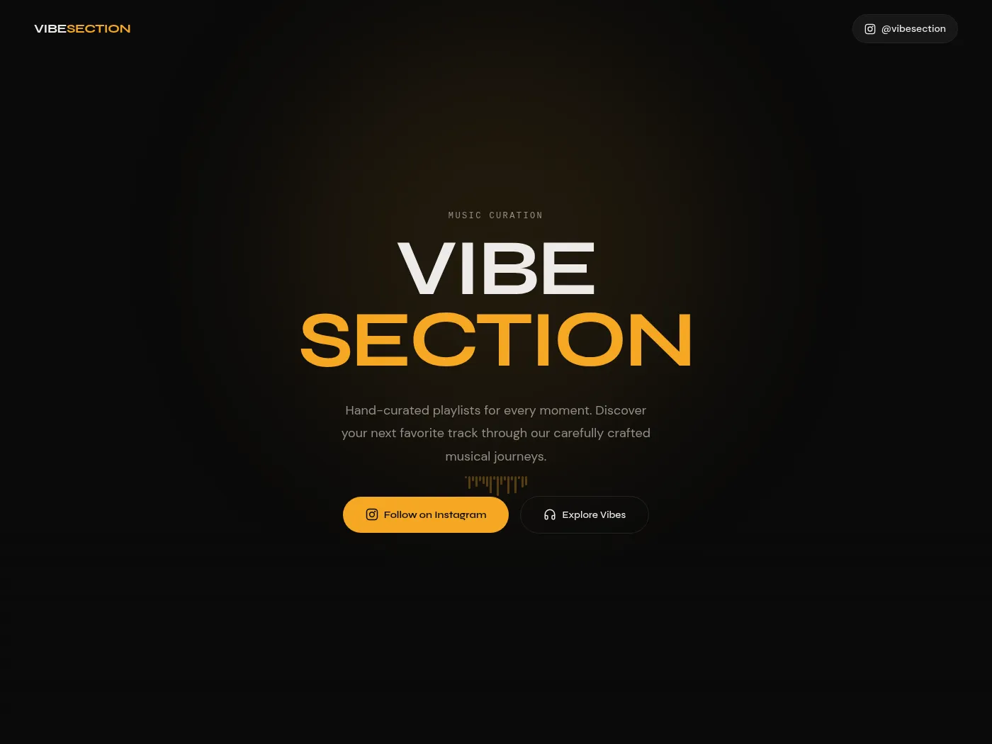 VibeSection Site