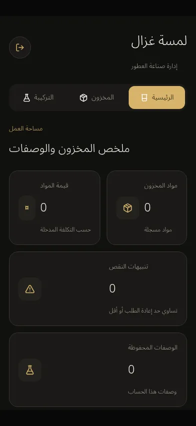 Lamsat Ghazal Perfume Manager
