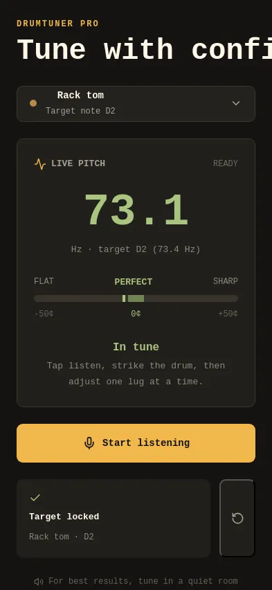 DrumTuner Pro