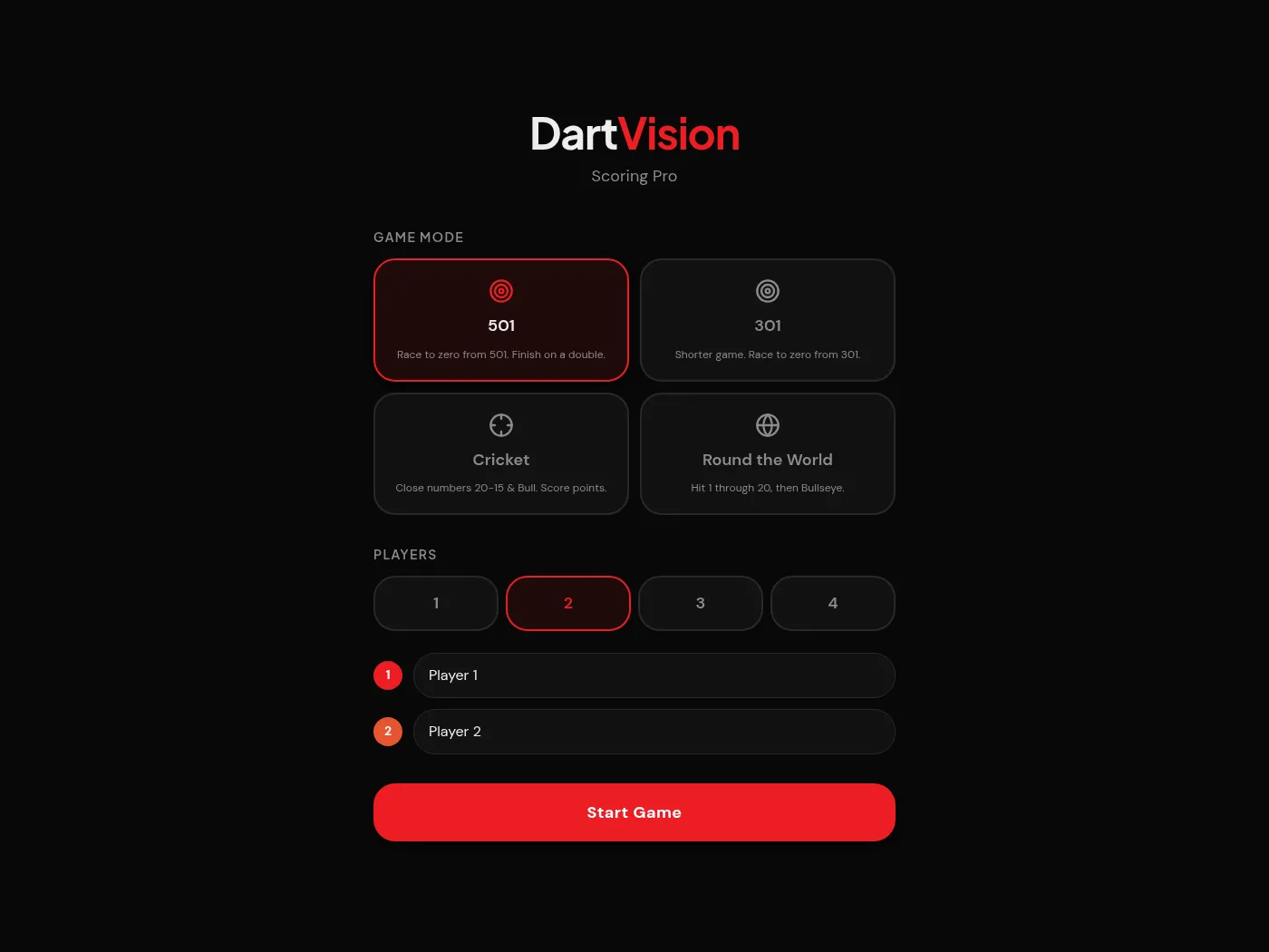 DartVision Scoring Pro