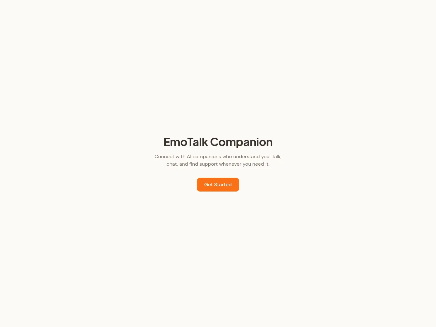 EmoTalk Companion App