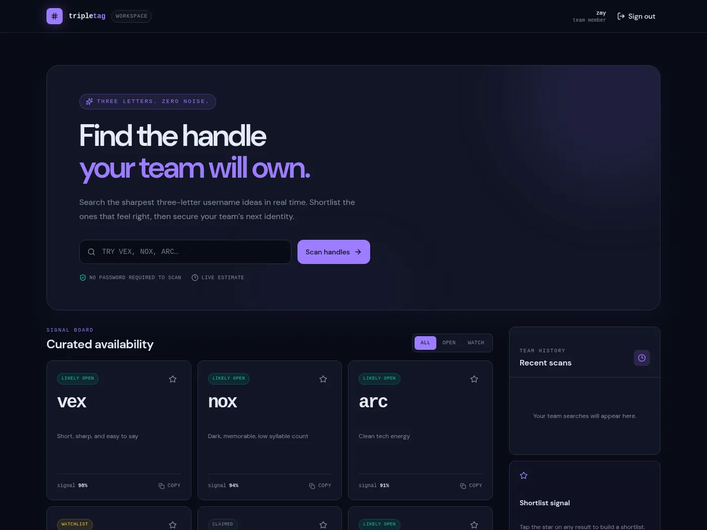 TripleTag Discord Finder