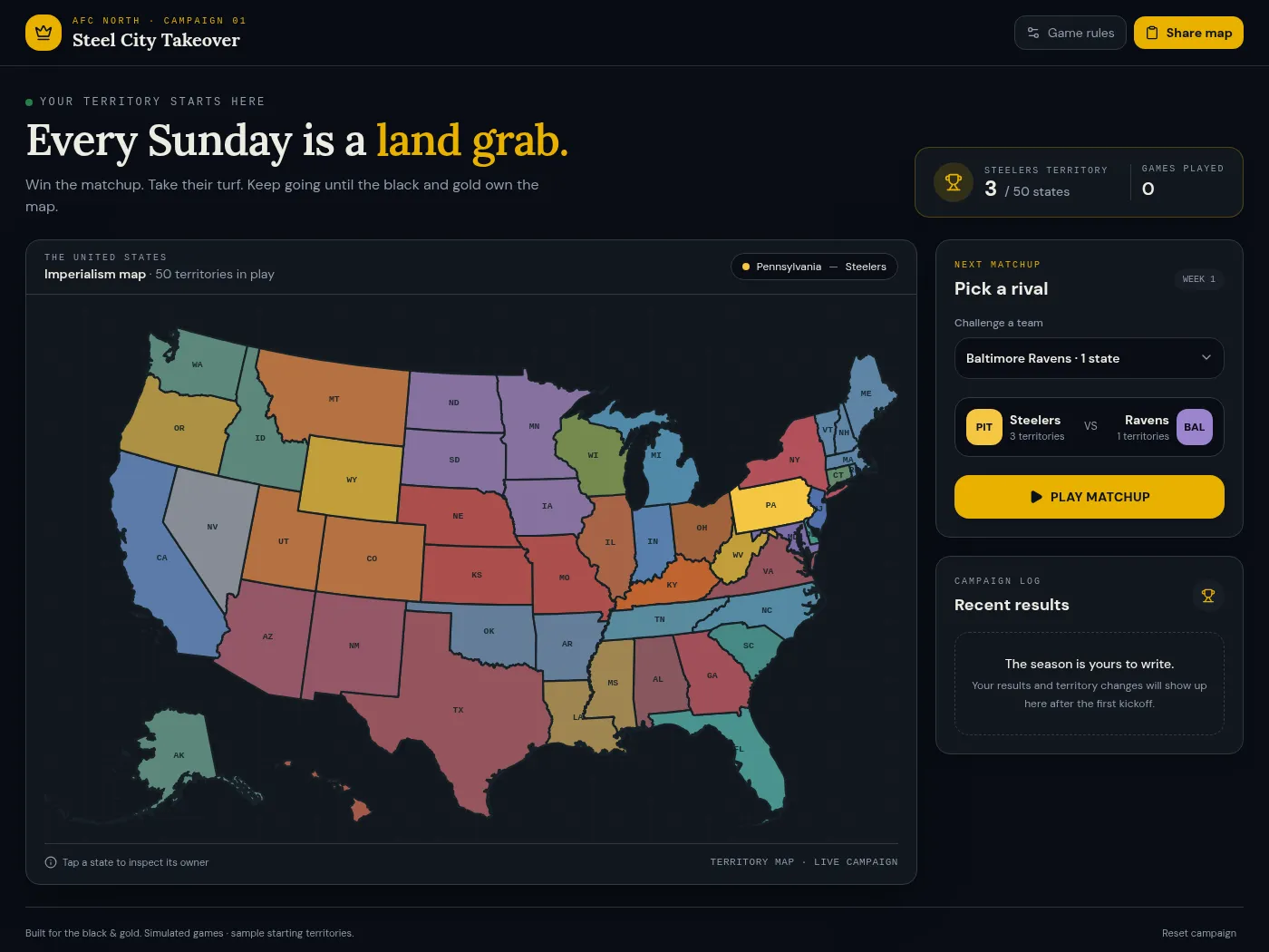 NFL Imperialism Game