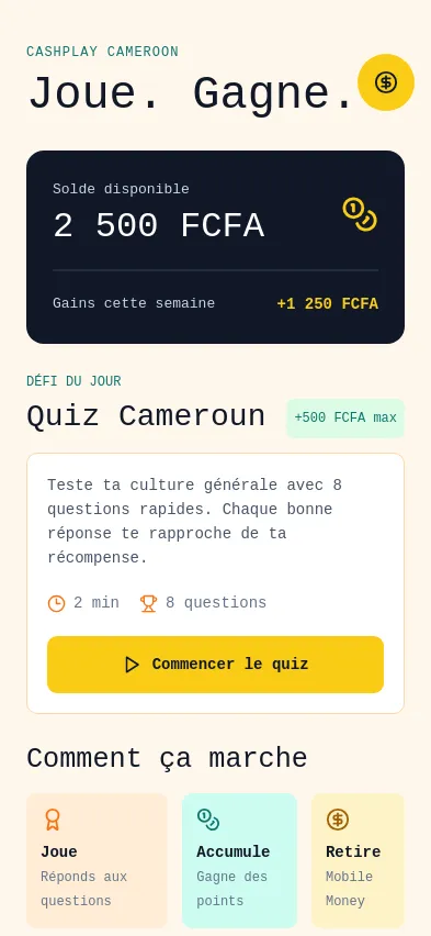 CashPlay Cameroon