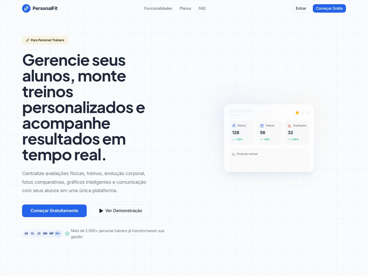PersonalFit Landing Page