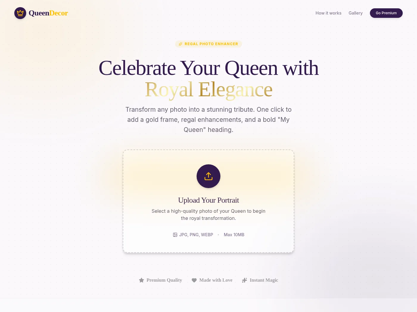 Queen Photo Decorator