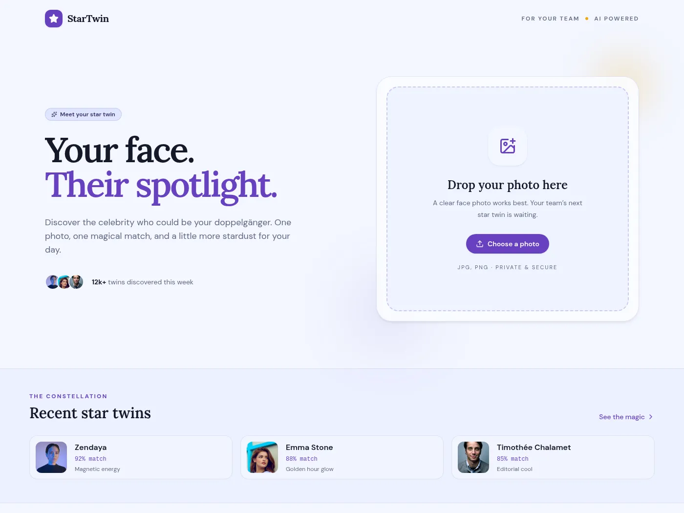 StarTwin AI Matcher