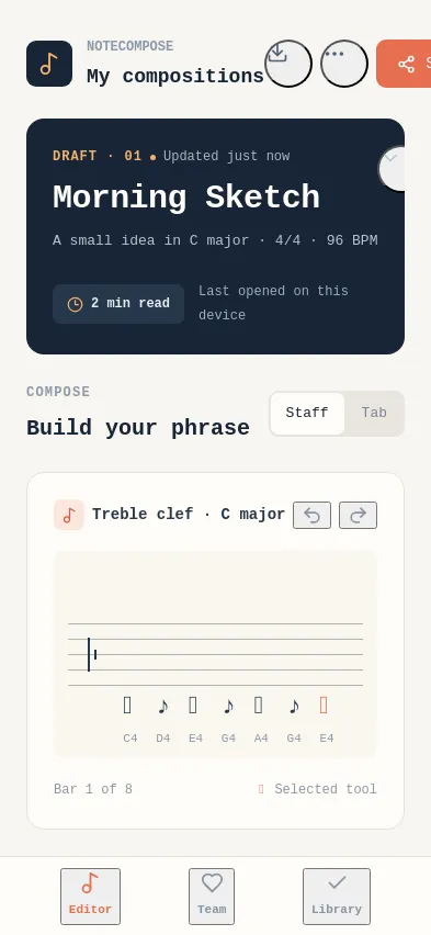 NoteCompose Mobile