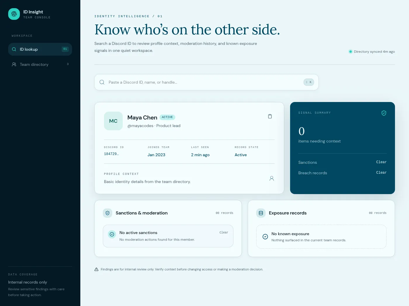 Discord ID Insight