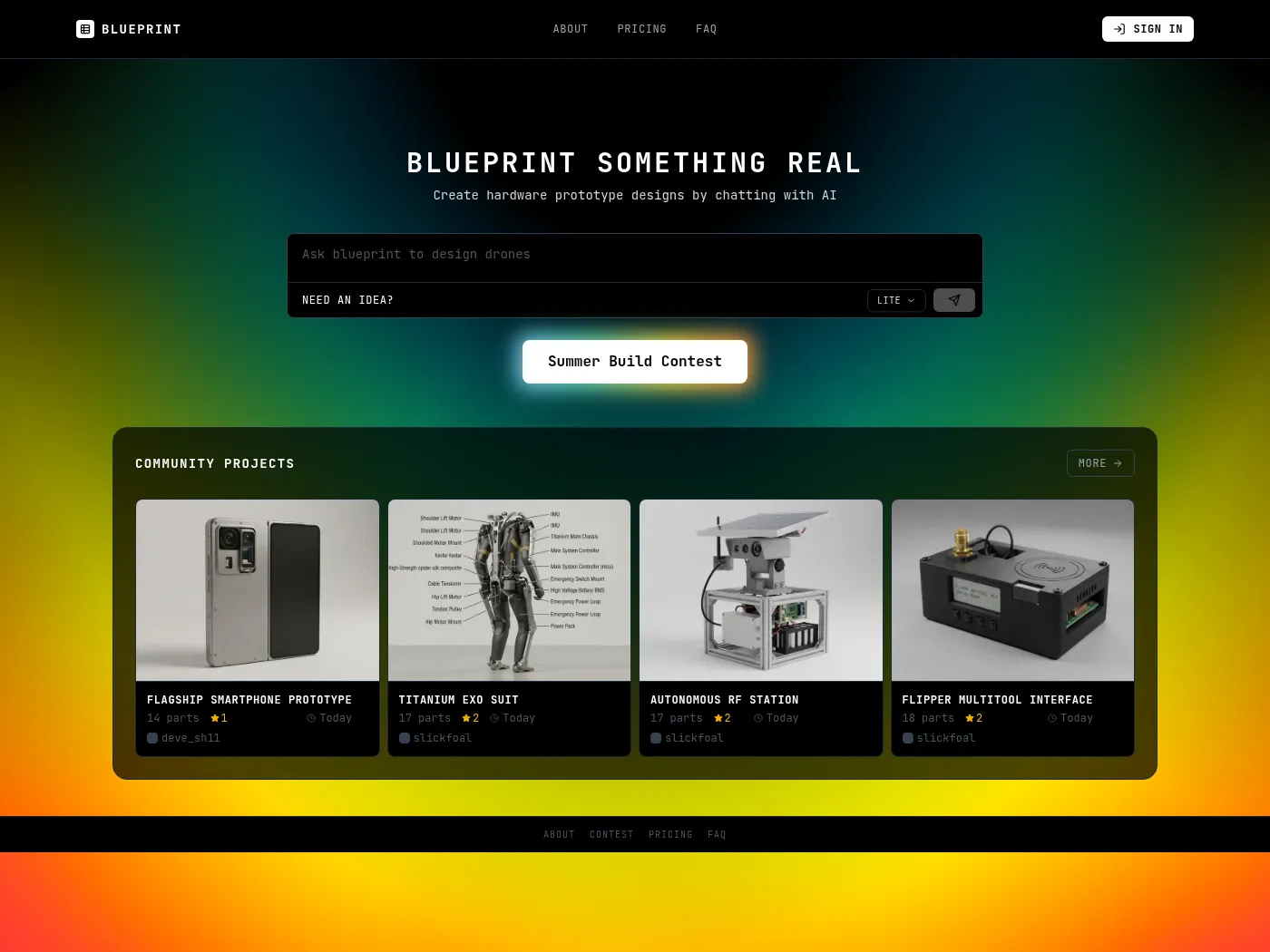 Blueprint Web Builder