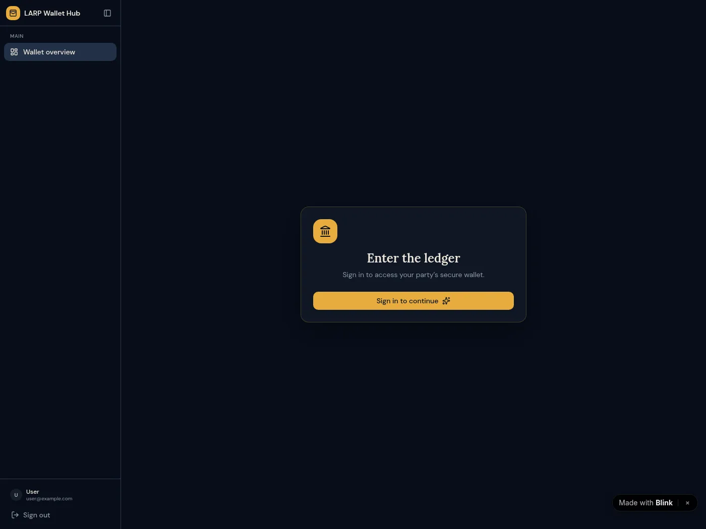 LARP Wallet Hub