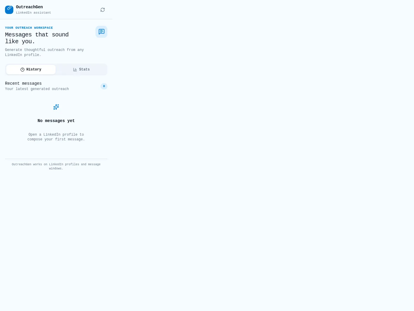 OutreachGen Chrome Extension