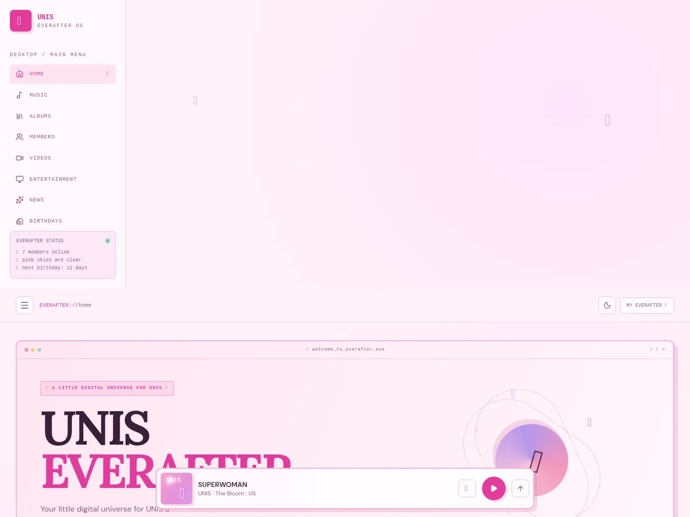 UNIS Everafter Digital Universe