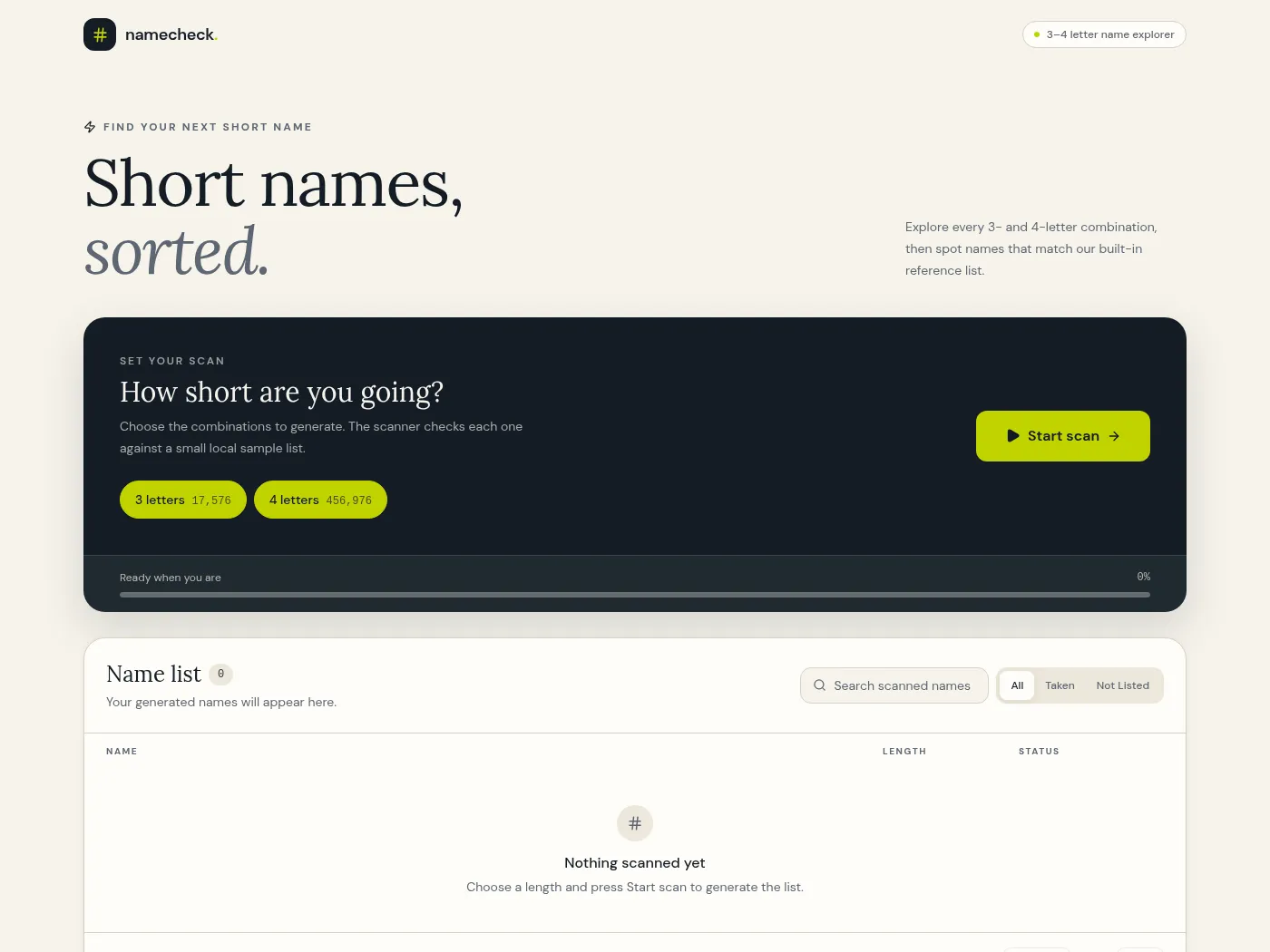 NameChecker Utility