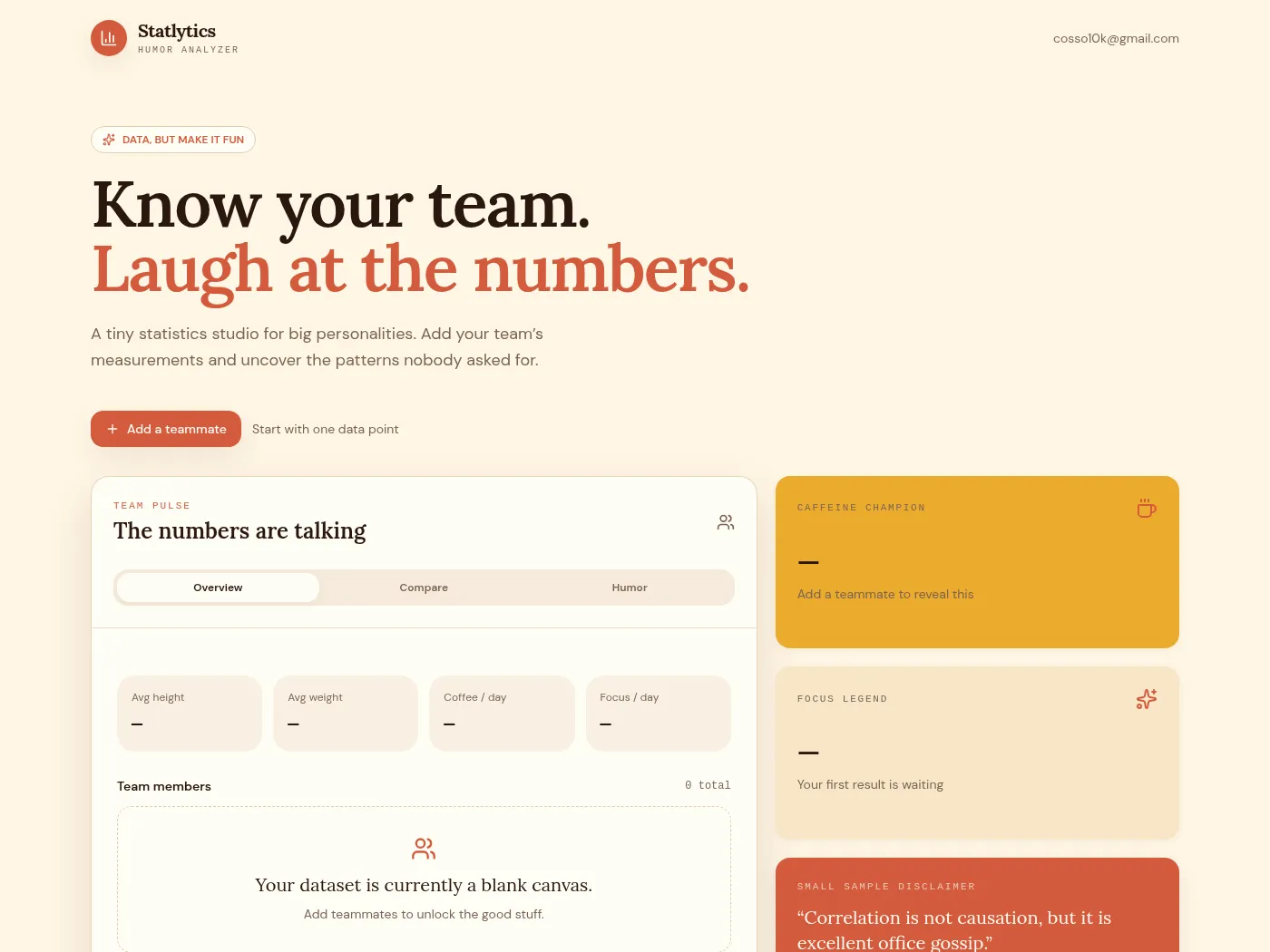 Statlytics Humor Analyzer