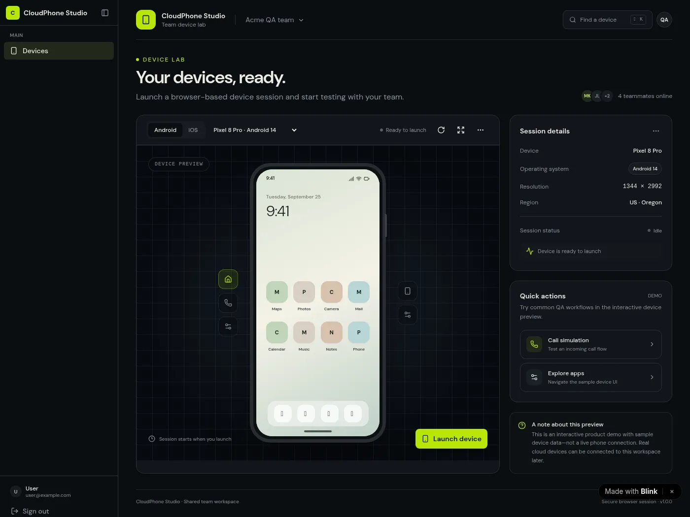 CloudPhone Studio