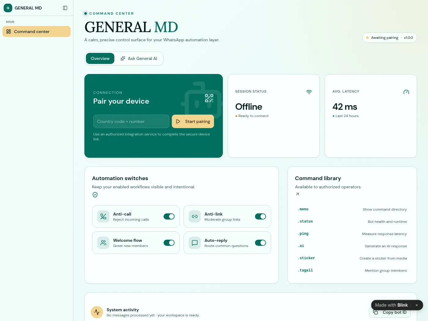 GENERAL MD WhatsApp Bot