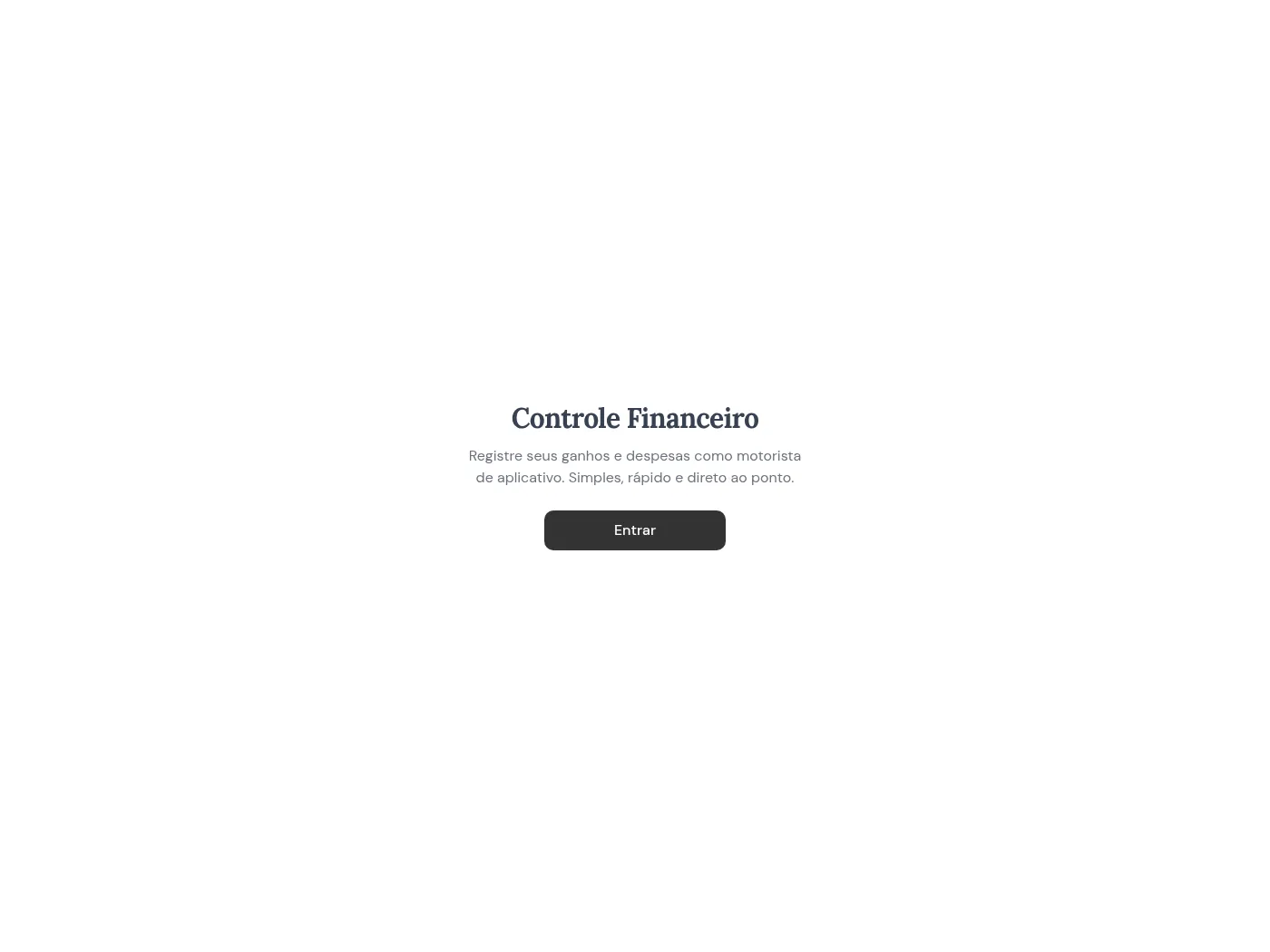 App Financeiro para Motoristas