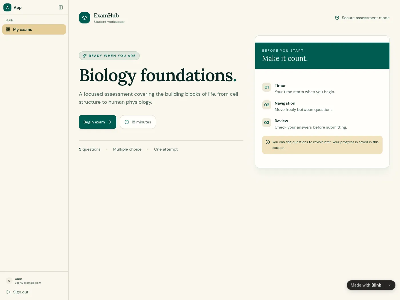ExamHub Online